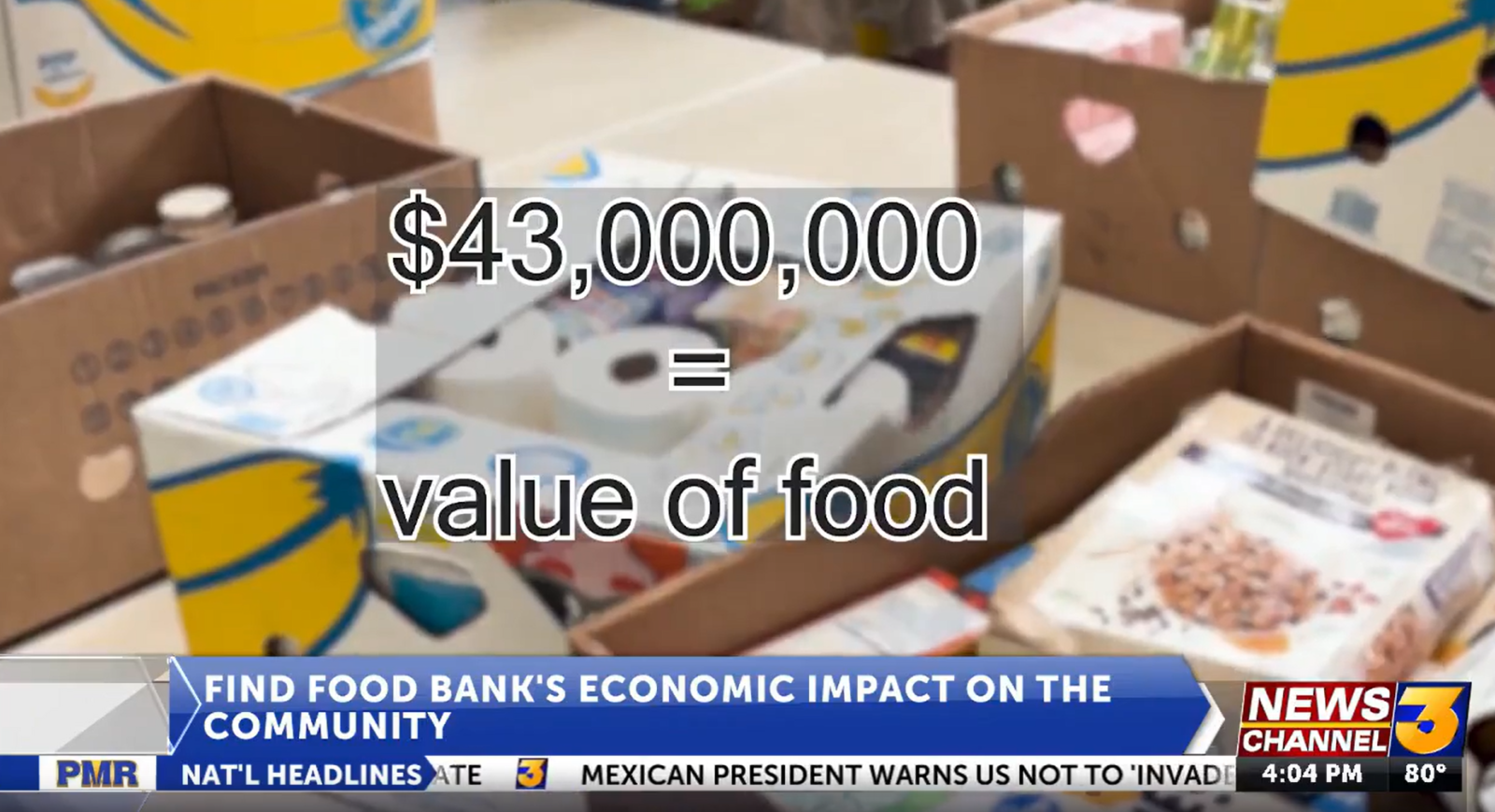 FIND Food Bank’s economic impact on the community